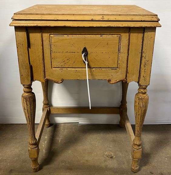 Older Sears Roebuck Franklin rotary sewing machine with manual, 21"W x ...