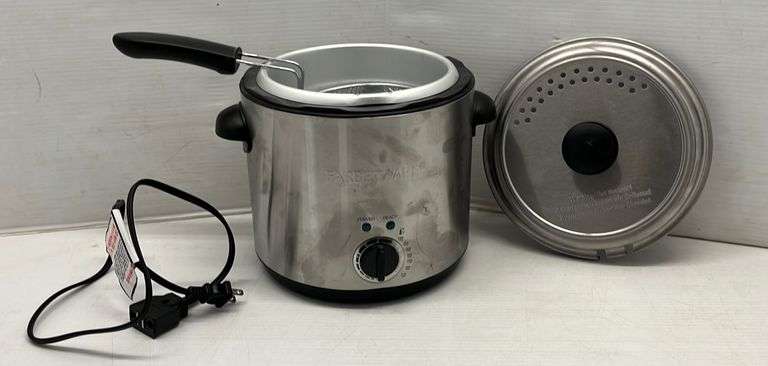 Farberware deep fryer, approx. 9"H, clean, like new, used once ...