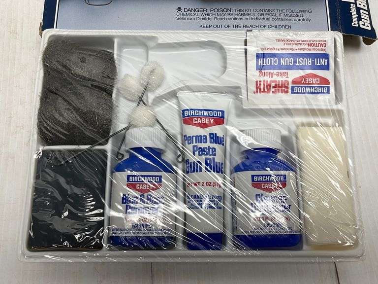 (2) Gun birchwood cases, includes: 1- Birchwood casey complete perma ...