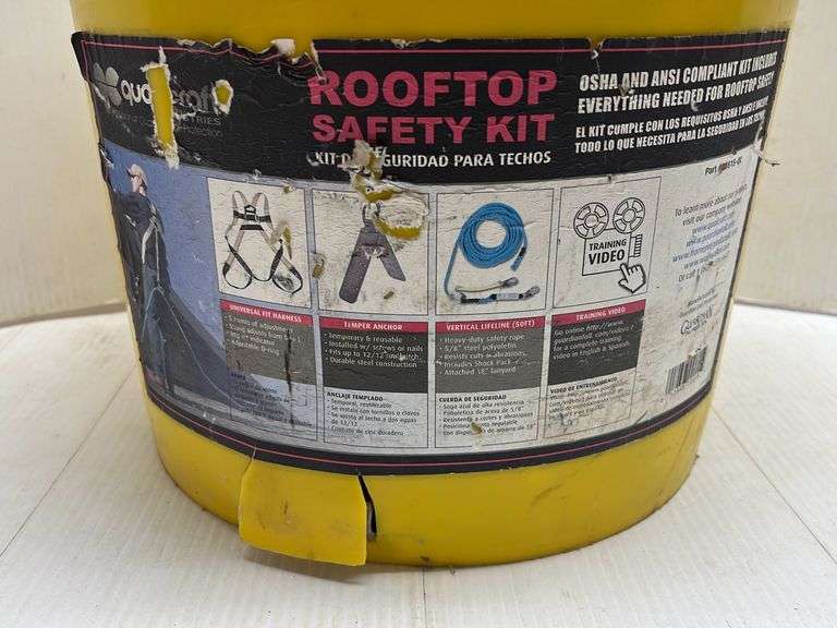 Rooftop safety kit - Albrecht Auction Service