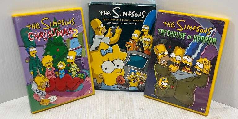 (3) The Simpsons DVDs, include: The Complete 8th season 4-dvd set, The ...