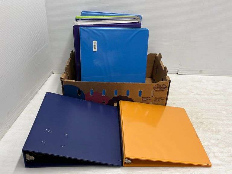(10) Binders, 11"W x 11 1/2"H - Albrecht Auction Service