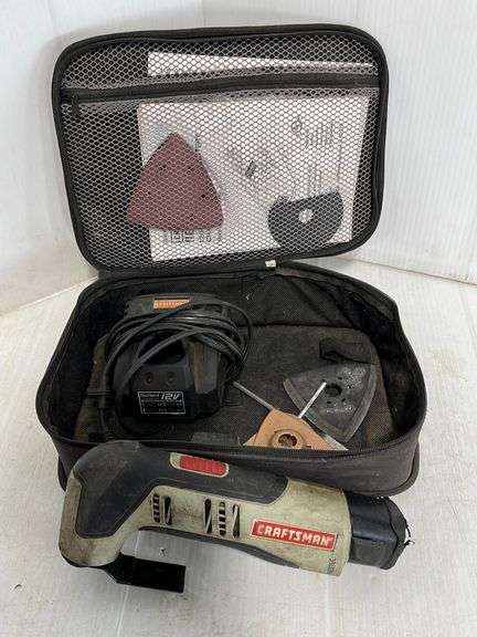 Craftsman 12V lithium oscillating cut off tool, battery, charger, and ...