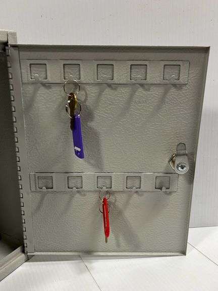 Key holder lock box with (2) sets of extra keys, 10"W x 12"H, good ...