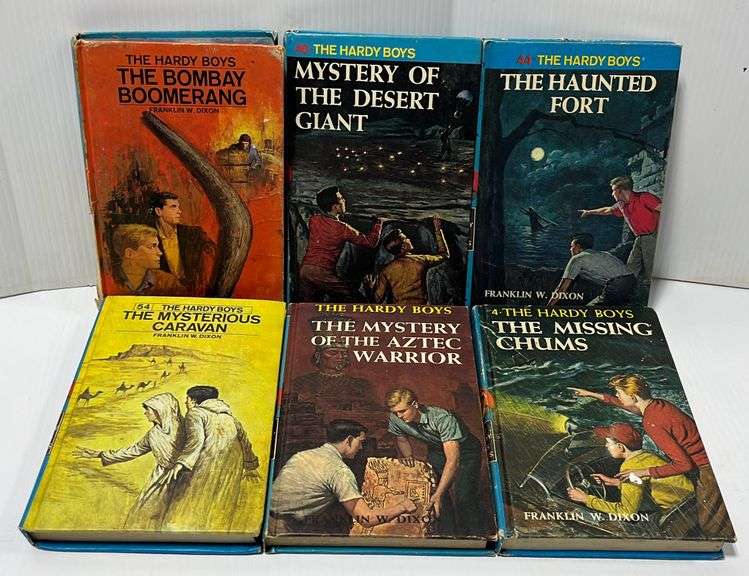 (6) The Hardy Boys series books, one book has spine issues - Albrecht ...