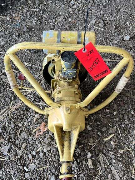 Sears wind-top post hole digger, auger- 4"Dia x 24"L, has new carb kit ...