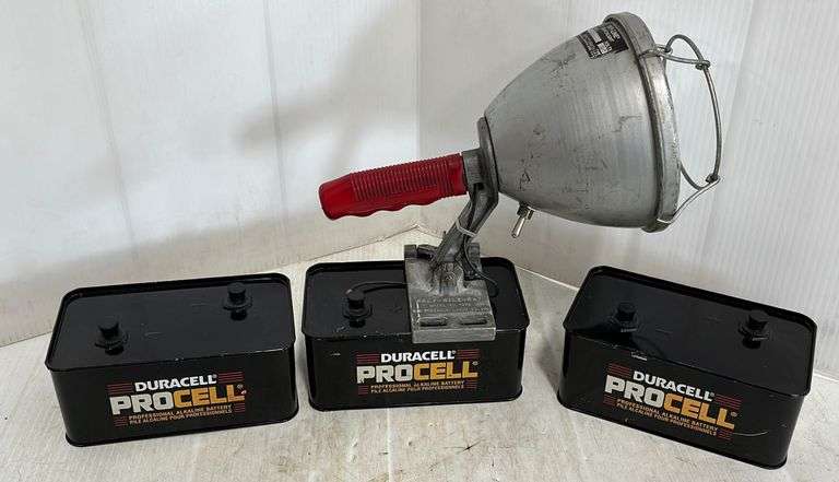 Older Ray-Line searchlight, model 41075 half mile searchlight, has ...