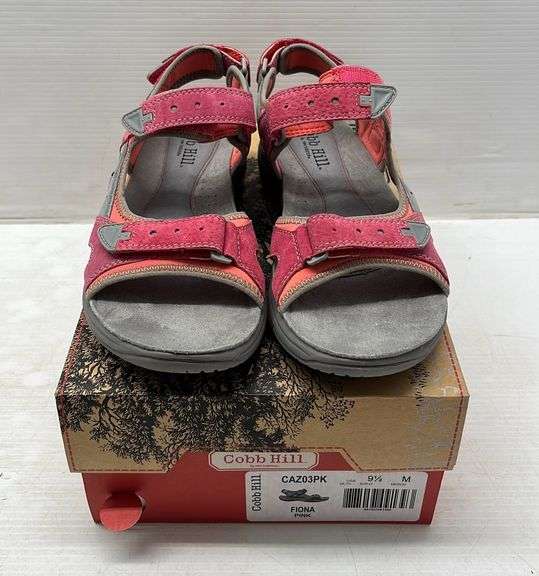 Pair of women's Cobb Hill pink fiona sandals, size 9 1/2, NIB ...