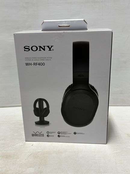 Sony wireless stereo headphone system, WH-RF400, can be heard up to 150 ...