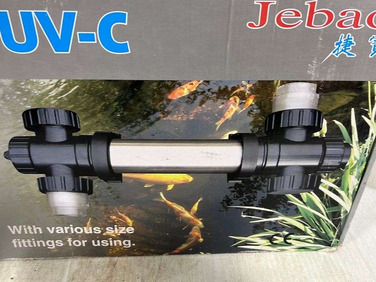 Jebao STU-36 stainless steel pond and aquarium clarifier, 36W, ideal ...