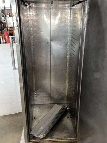 Commercial kitchen holding proofing cabinet with cart and stainless ...