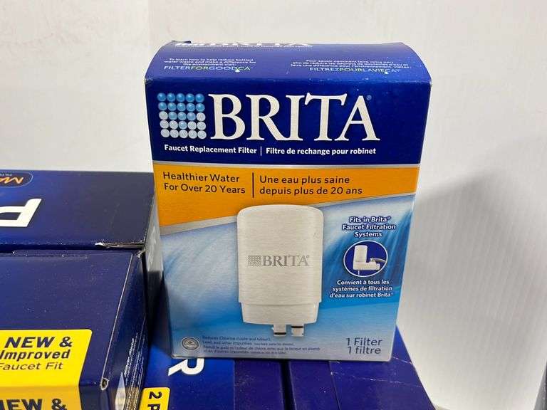 PUR items, includes: (2) Filters with light, (5) Refills, and (3) Brita ...