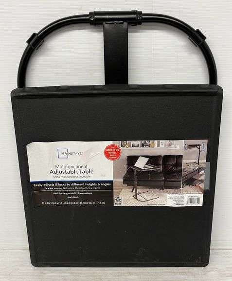 Mainstay multifunctional adjustable table, 17"W x 17"D x 28"H, new ...