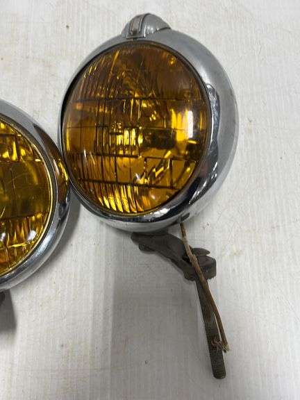Vintage Ford fog lights by Unity MFG.co , believed to be 1930s era, 7 ...