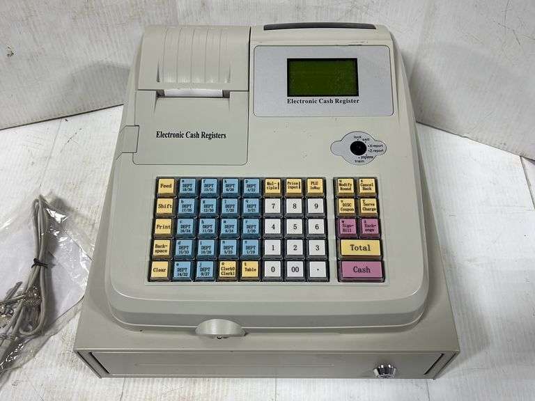 New cash register, 48 key digital LED display, with (2) keys - Albrecht ...
