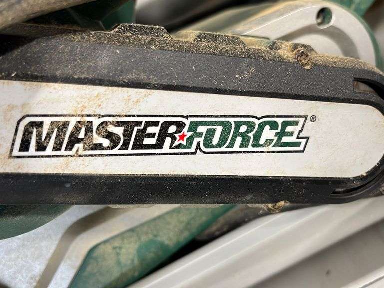 Masterforce belt sander, good - Albrecht Auction Service