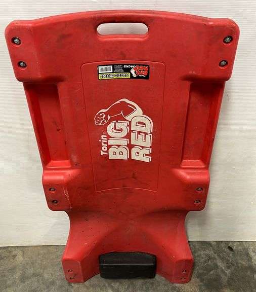Torin Big Red heavy duty shop creeper with tool trays, headrest, six ...