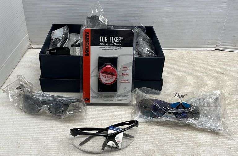 (14) Glasses: 2- Safety Goggles, 6- Safety clear glasses; 6- Safety ...