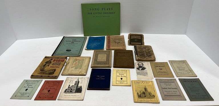 Antique books, includes: 1880 "The Torch", 1896 "Evangeline" H.W ...