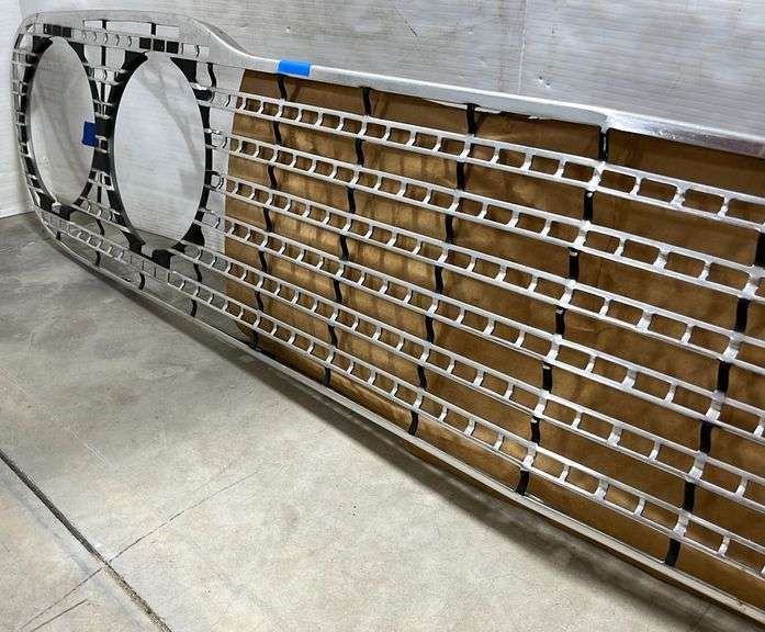 1960 Ford car grille, new old stock, 64 1/4"L, never mounted on car ...