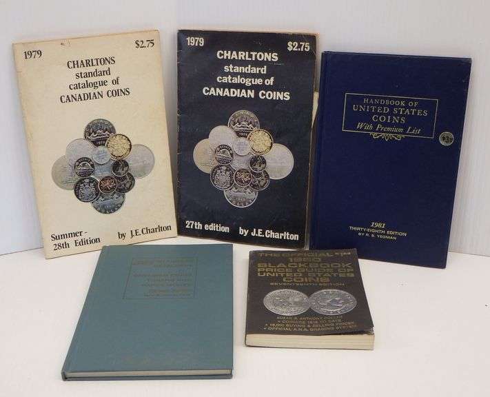 (5) Coin collecting books, 1963 to 1981 - Albrecht Auction Service