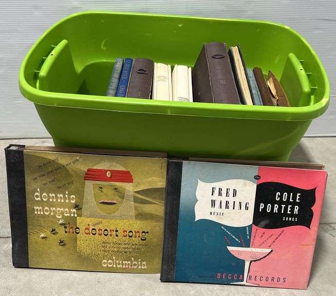 Antique 78 RPM records, include: Cole Porter set, Victor herbert ...