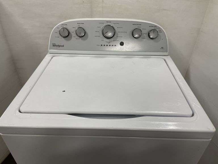 Washer, Whirlpool high-efficiency with all water lines inside, Model No ...