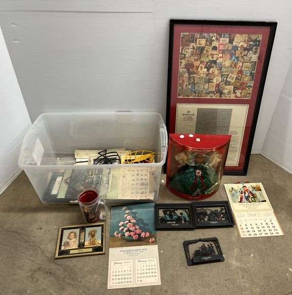 Older group of advertising calendars and others, used - Albrecht ...