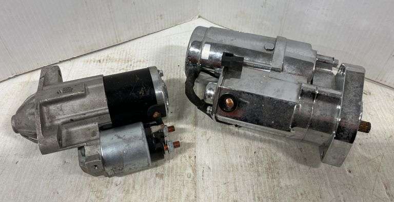 Pair of high performance auto starters, both new with some shelf wear ...