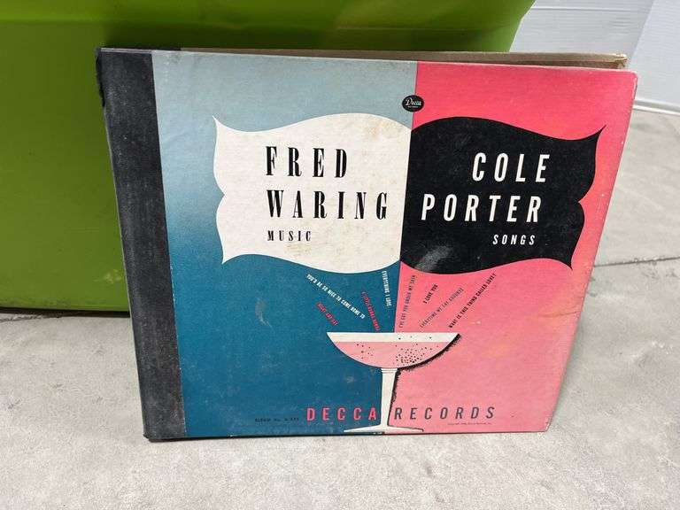 Antique 78 RPM records, include: Cole Porter set, Victor herbert ...