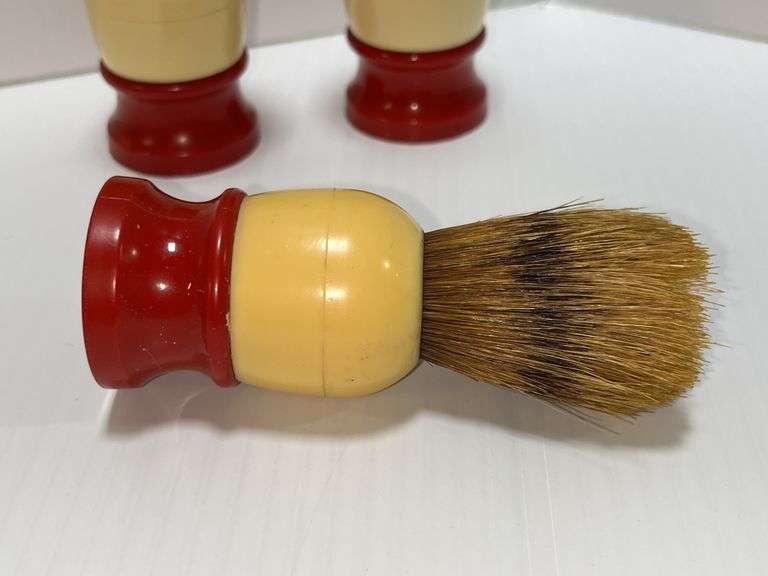 (2) Antique German straight razors, include: 1- Anchor brand with bone ...