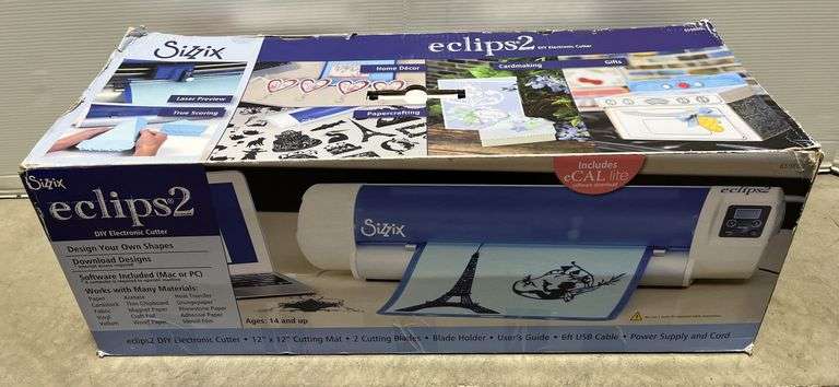 Sizzix Eclips 2 DIY electronic cutter, includes: all cords, and ...