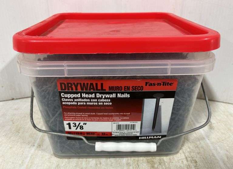 30 lbs. of 1 3/8" Drywall nails, NIB - Albrecht Auction Service