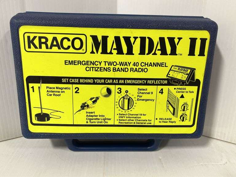 Kraco MayDay Emergency two-way 40-channel citizens band radio, works ...