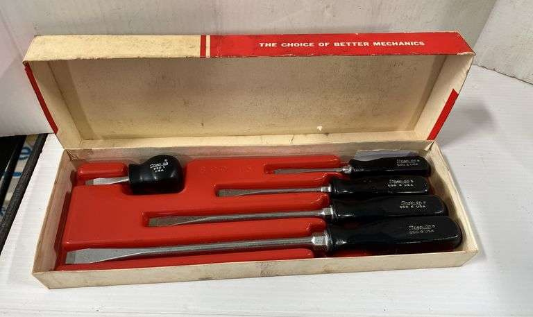 5-Piece contour grip screwdriver set, No. SSDS50, good - Albrecht ...