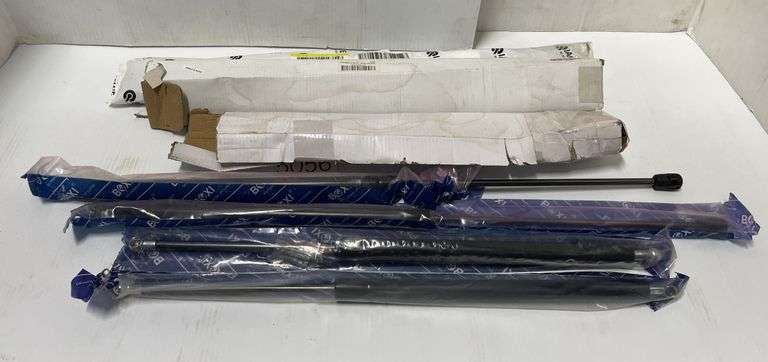 (3) 2-Packs of lift gate shocks, new - Albrecht Auction Service