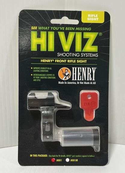 Henry Hi-Viz front sight assembly for H001 22 lever action rifles ...