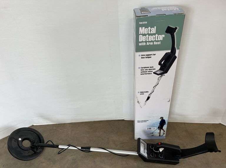 Metal detector, works - Albrecht Auction Service