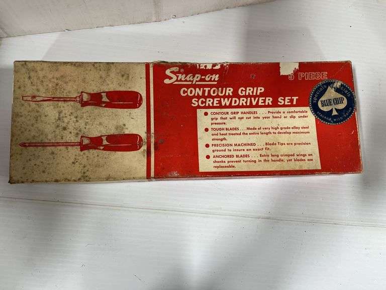 5-Piece contour grip screwdriver set, No. SSDS50, good - Albrecht ...