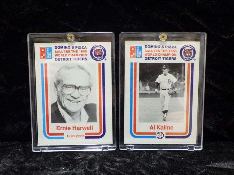 (2) Rare Dominos Pizza Detroit Tigers Cards: Saluting the 1968 World ...