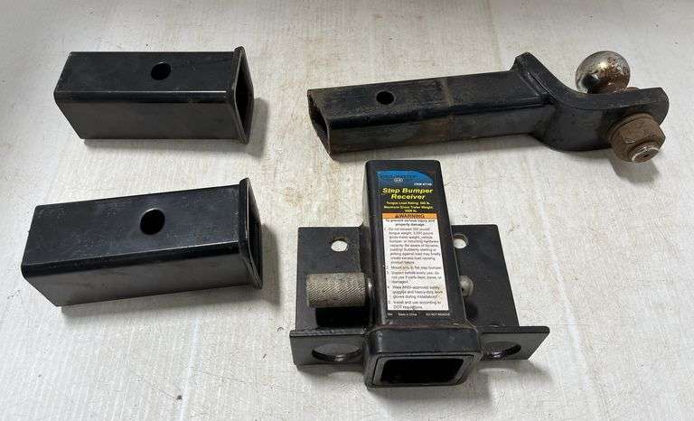 Hitch insert, step bumper receiver, (2) receivers, good - Albrecht ...