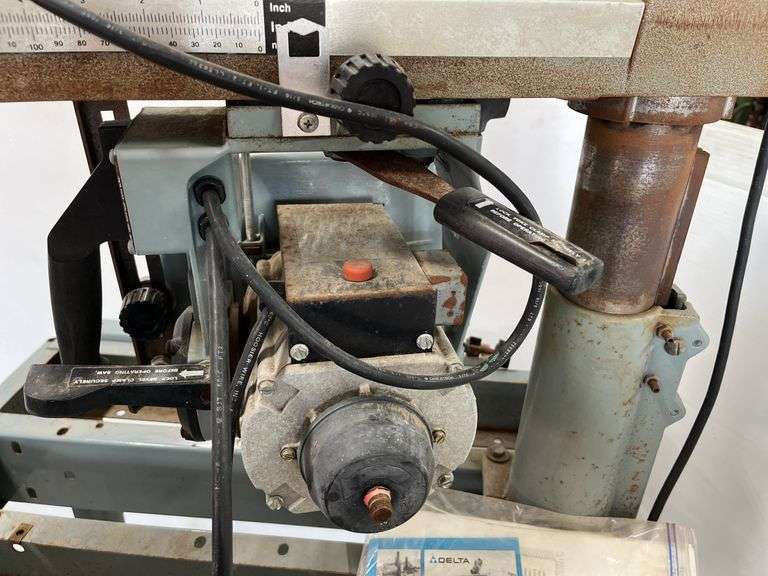 Delta radial arm saw, 110V, 1-phase, Model 10; Craftsman 7 1/4 ...