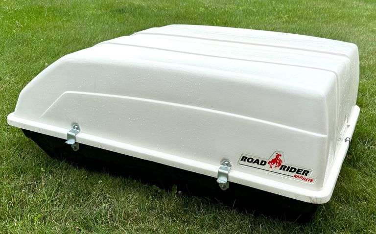 KarRite road rider top carrier, straps, lock and key, and manual ...