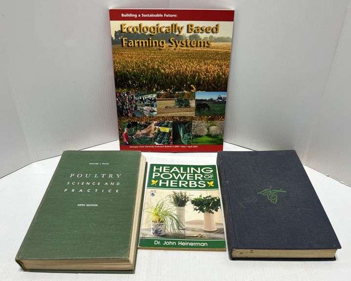 (4) Farm related books, include: Healing Power of Herbs 1997, A Wine ...