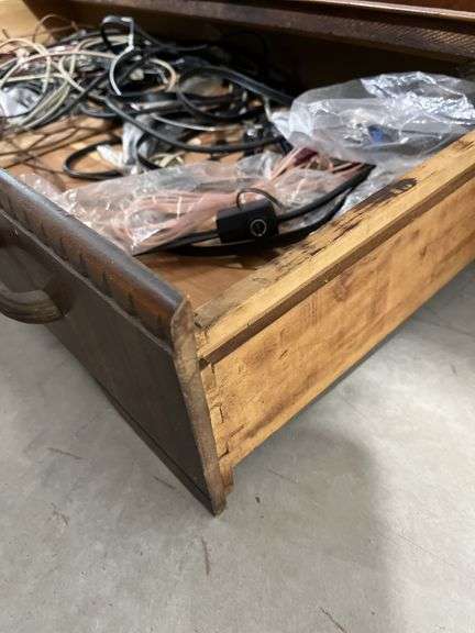 Old Roos Sweetheart cedar chest with drawer, 43"W x 17"D x 22"H, nice ...