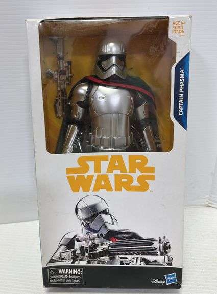 Star Wars Captain Phasma action figure, box- 12" x 6 1/2", Disney, NIB ...