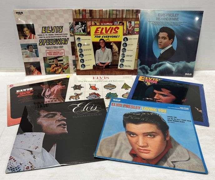 (8) Sealed 1970s Elvis records - Albrecht Auction Service
