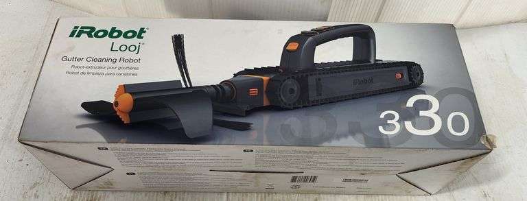 iRobot Looj gutter cleaner, newer battery, charger, and remote ...