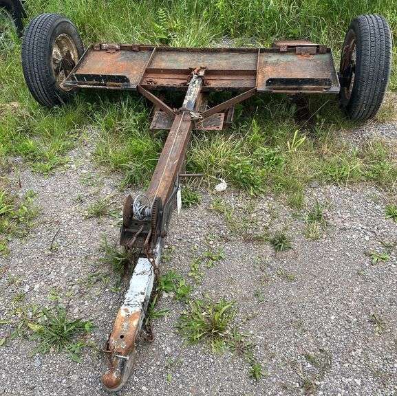 Tow dolly with ramps and hand wrench, 15" rims and tires, 2" ball hitch ...