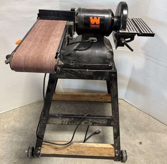 WEN bolt and disk sander, Model No. 6509, 6", good - Albrecht Auction ...